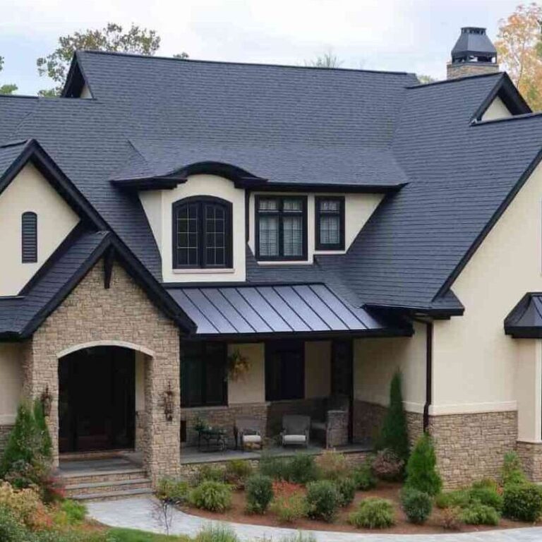 25 Captivating Ideas of Light Tan House with Black Trim - Tangy House