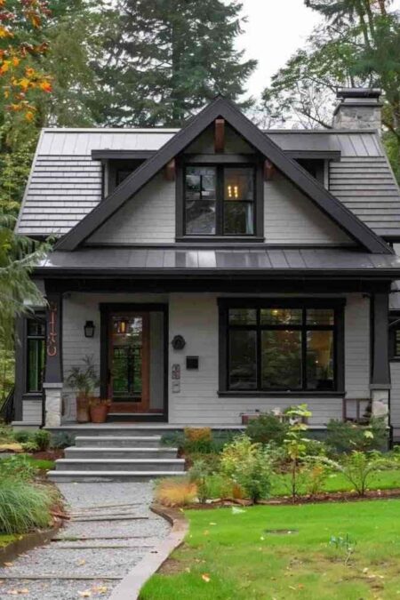 27 Beautiful Styles for Grey and Black House - Tangy House