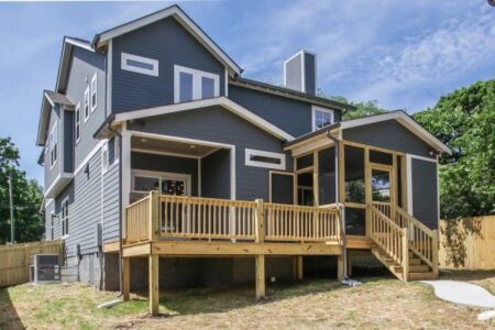 24 Striking Ideas for Dark Grey House with Cedar Accents - Tangy House