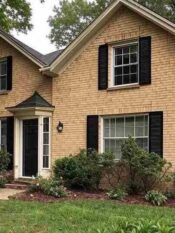 25 Captivating Ideas of Light Tan House with Black Trim - Tangy House