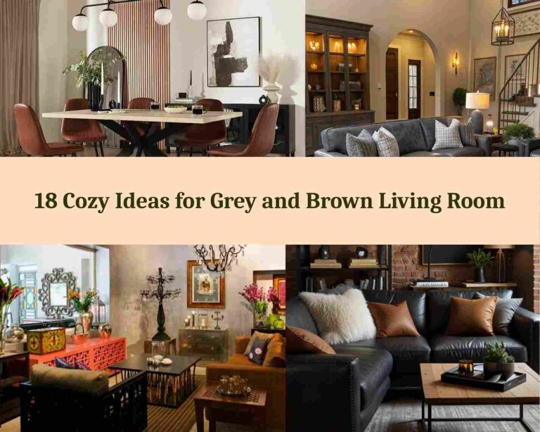 18 Cozy Ideas for Grey and Brown Living Room - Tangy House