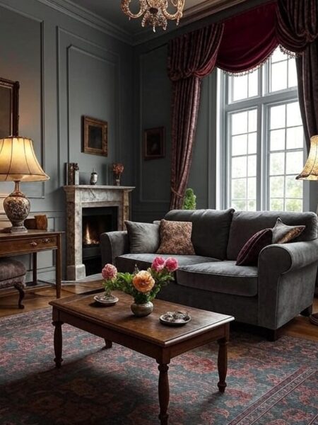 19 Beautiful Gray and Green Living Room Ideas - Tangy House