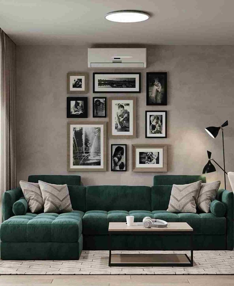 19 Beautiful Gray and Green Living Room Ideas - Tangy House
